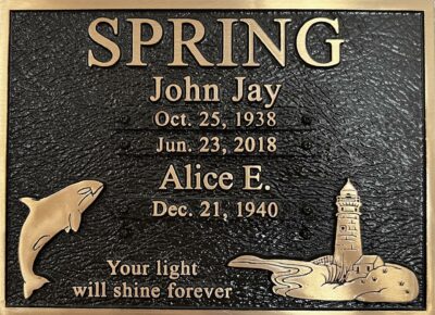 Bronze Memorials - White Haven Memorial Park